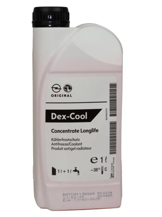Антифриз-концентрат GM Dex-Cool Longlife красный | 1 литр | 1940663 ...