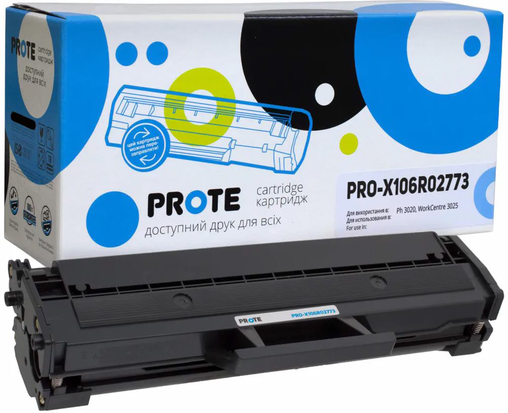 Картридж совместимый Prote для XEROX 106R02773 (Ph 3020) (PRO ...
