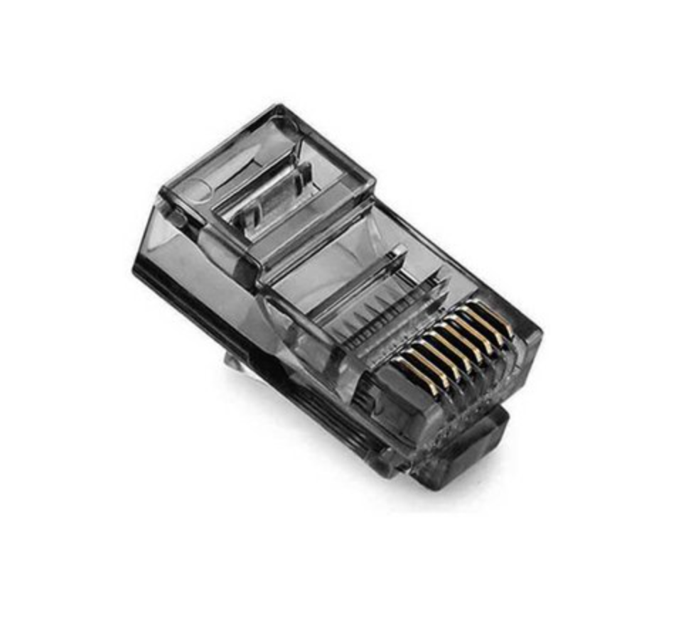 Коннектор Ritar RJ-45 8P8C UTP Cat-5 (100 шт/уп.) Q100 Black – низкие ...