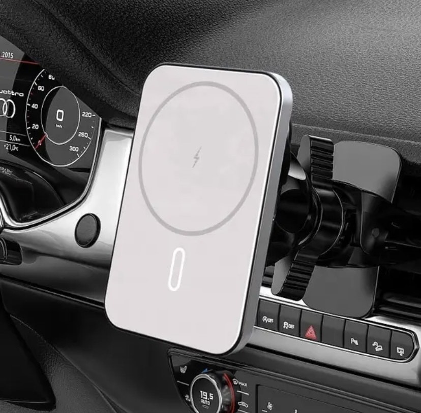 Беспроводное зарядное устройство держатель Magsafe для iPhone в авто (с ...