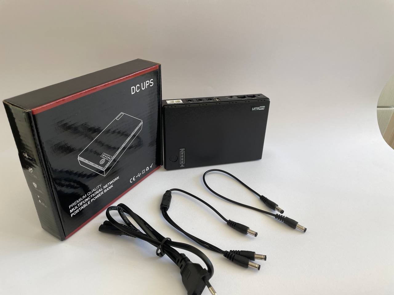 mini UPS, безперебійне живлення для роутеру, 10400 mah Black – фото ...