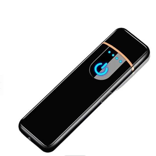 Зажигалка электроимпульсная USB сенсорная зажигалка с зарядкой Черный ...