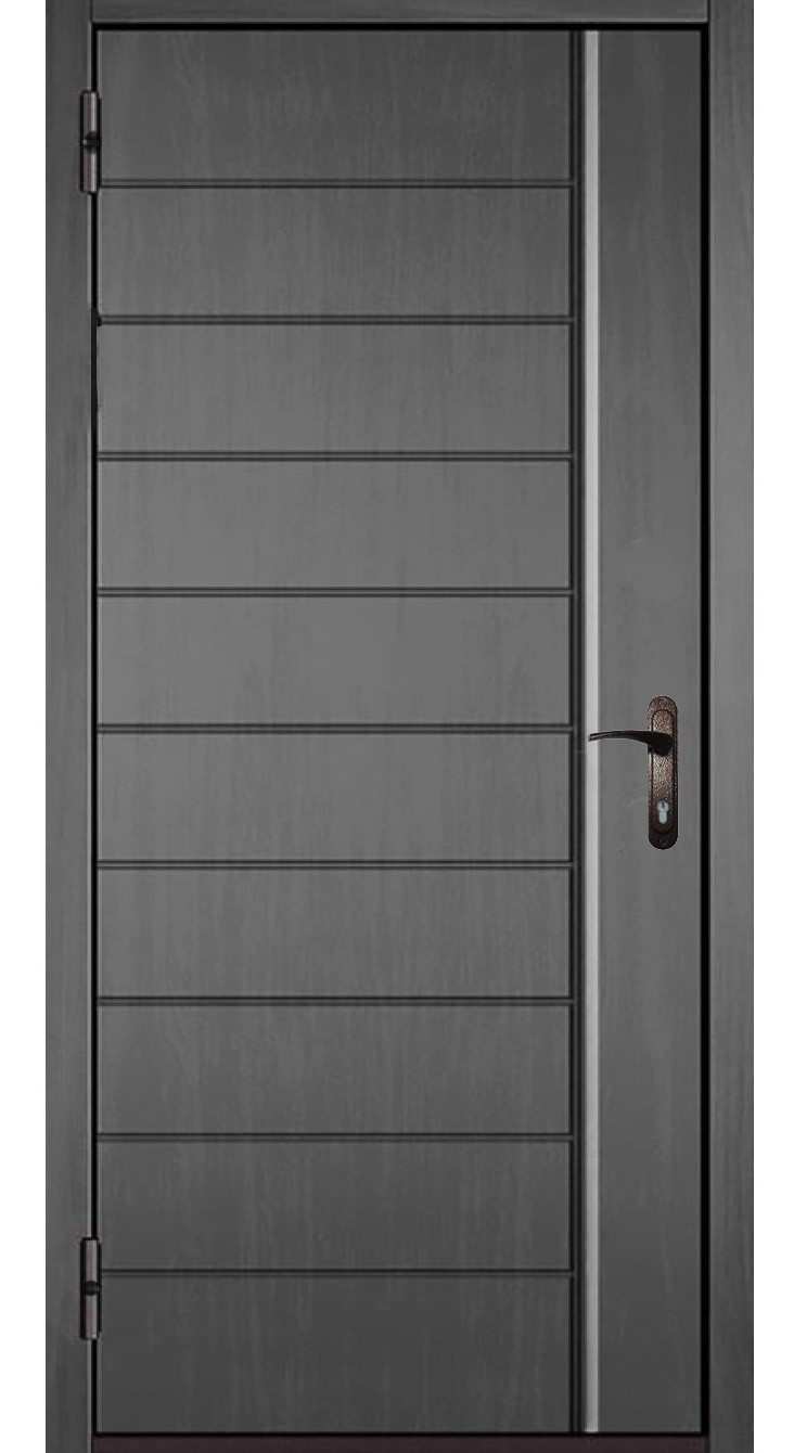 Входные двери LUCKY DOORS МДФ/МДФ на трубе 2050х960 левые (1-901 ...