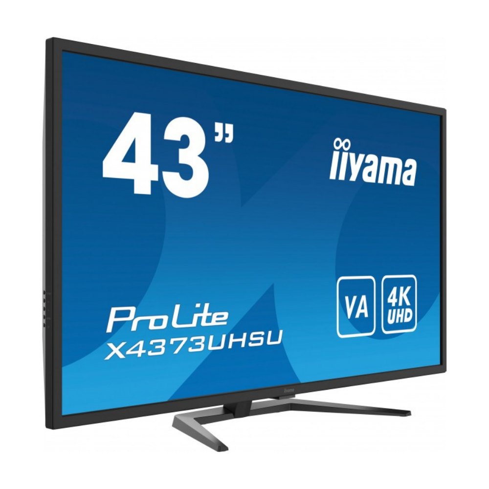 Монитор ЖК 42.5" VA UHD Iiyama X4373UHSU-B1 3 мс/60 Гц/PiP/PbP/2xHDMI ...