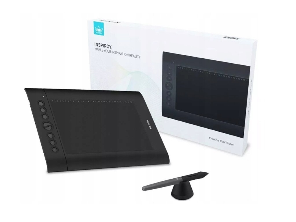 Графический планшет Huion H610 Pro V2 Black – характеристики | ROZETKA