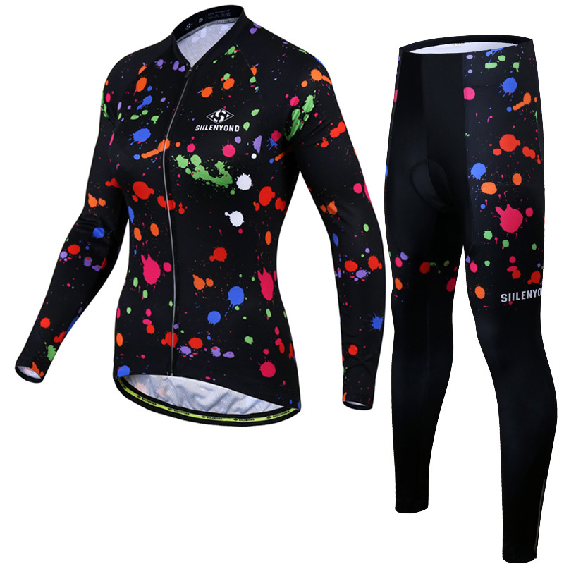 Вело костюм женский Siilenyond SW-CT-05702 Graffiti 3XL яркий ...