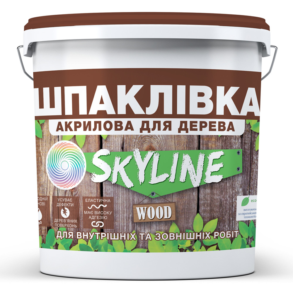 Шпаклівка для Дерева готова до застосування акрилова SkyLine Wood ...