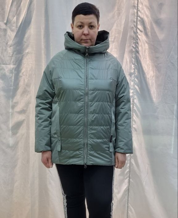Женская куртка Mishele 1027-1N Фисташковый 54 – низкие цены, кредит, оплата частями в интернет ...