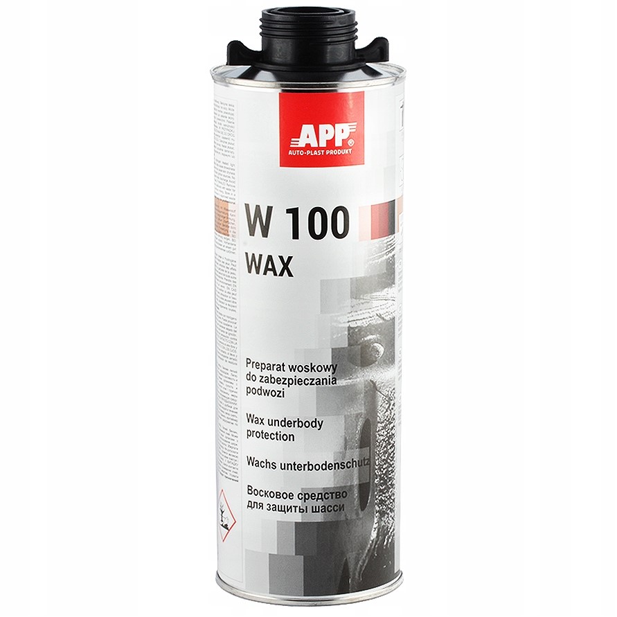 Восковая масса для защиты шасси APP W100 под пистолет 1 л (антрацит) – фото, отзывы ...