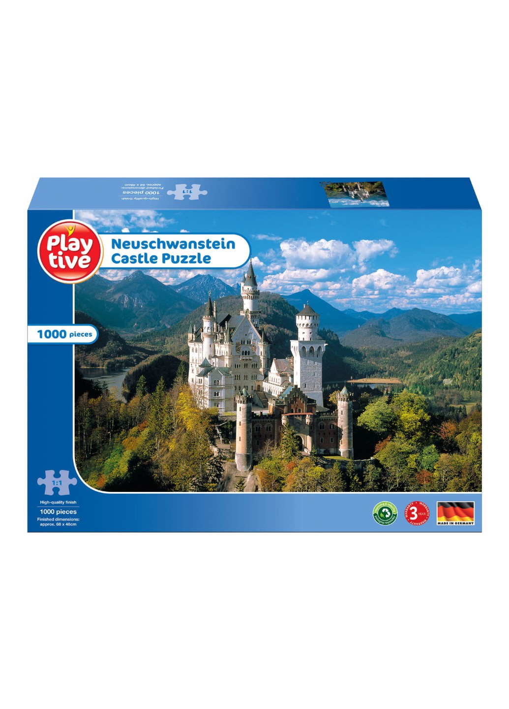 Игровой пазл замок Нойшванштайн Play tive 1000 шт. IL-10337 – низкие ...