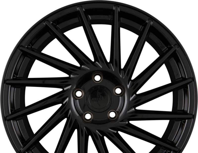 KESKIN KT17 HURRICANE Black Painted (BP) R18 W8 PCD5x112 ET45 DIA72.6 ...