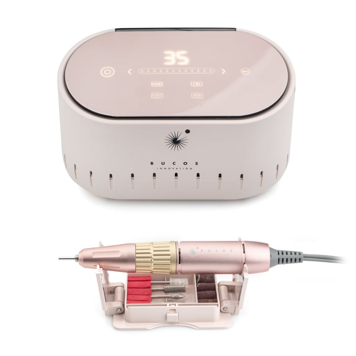 Фрезер для маникюра Bucos Nail Drill X3 PRO POWDERY 65 Ватт, 35 000 об ...