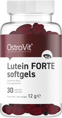 Вітаміни та мінерали OstroVit Lutein FORTE 30 желатинових капсул ...