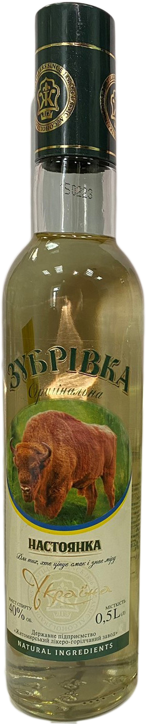 Настойка Зубровка оригинальная 0.5 л 40% (4820001626728) – фото, отзывы ...