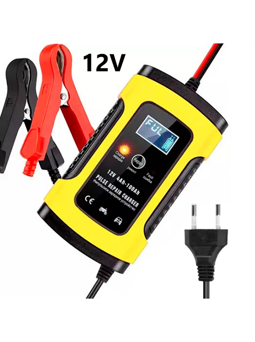 R̲O̲Z̲E̲T̲K̲A̲ | Зарядний пристрій Foxconn 12V 6A Car Charger 4Ah-100Ah ...