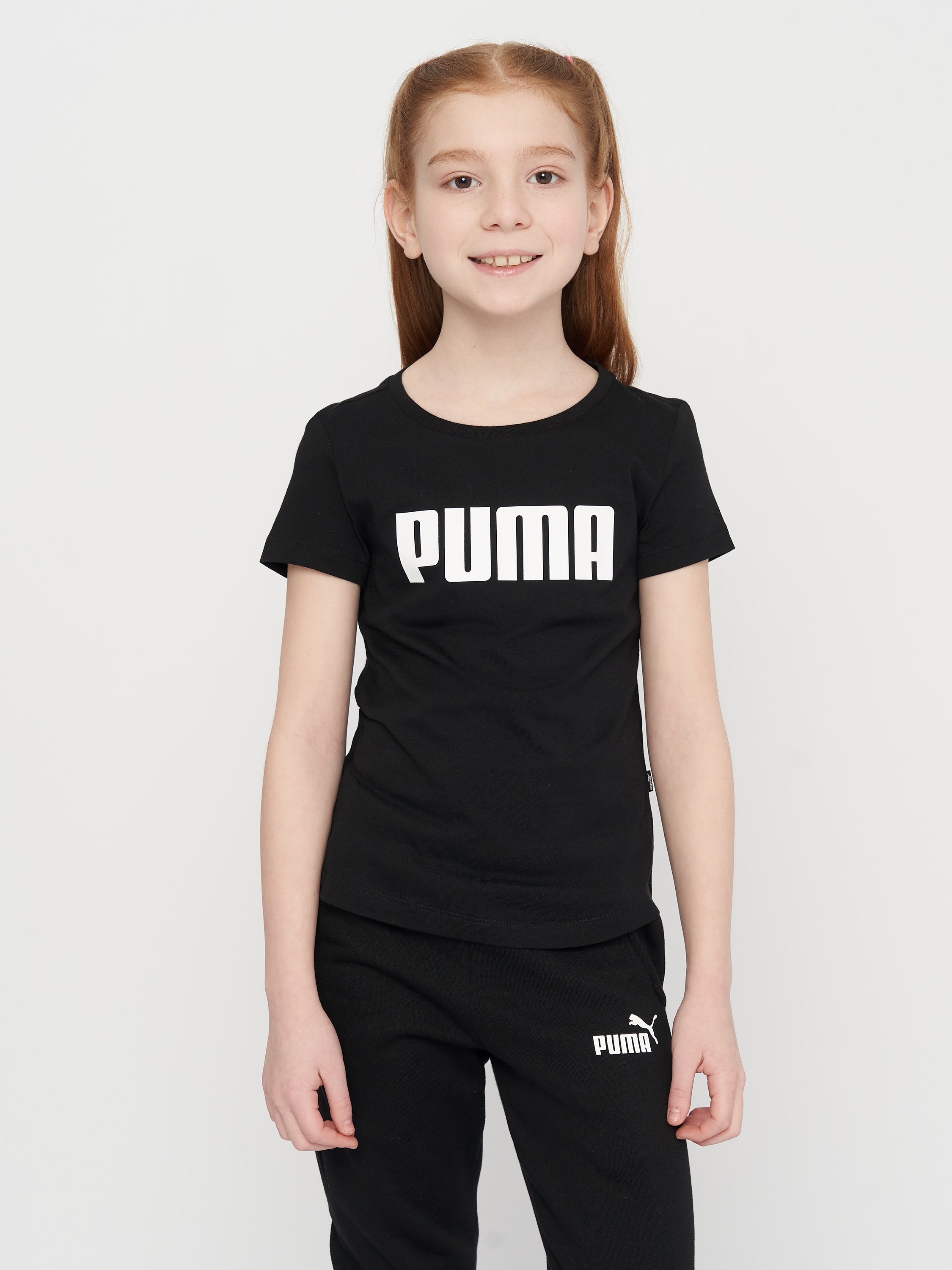 Футболка дитяча Puma Girls ESS Tee 84758603 110 см Black (4064533448858 ...