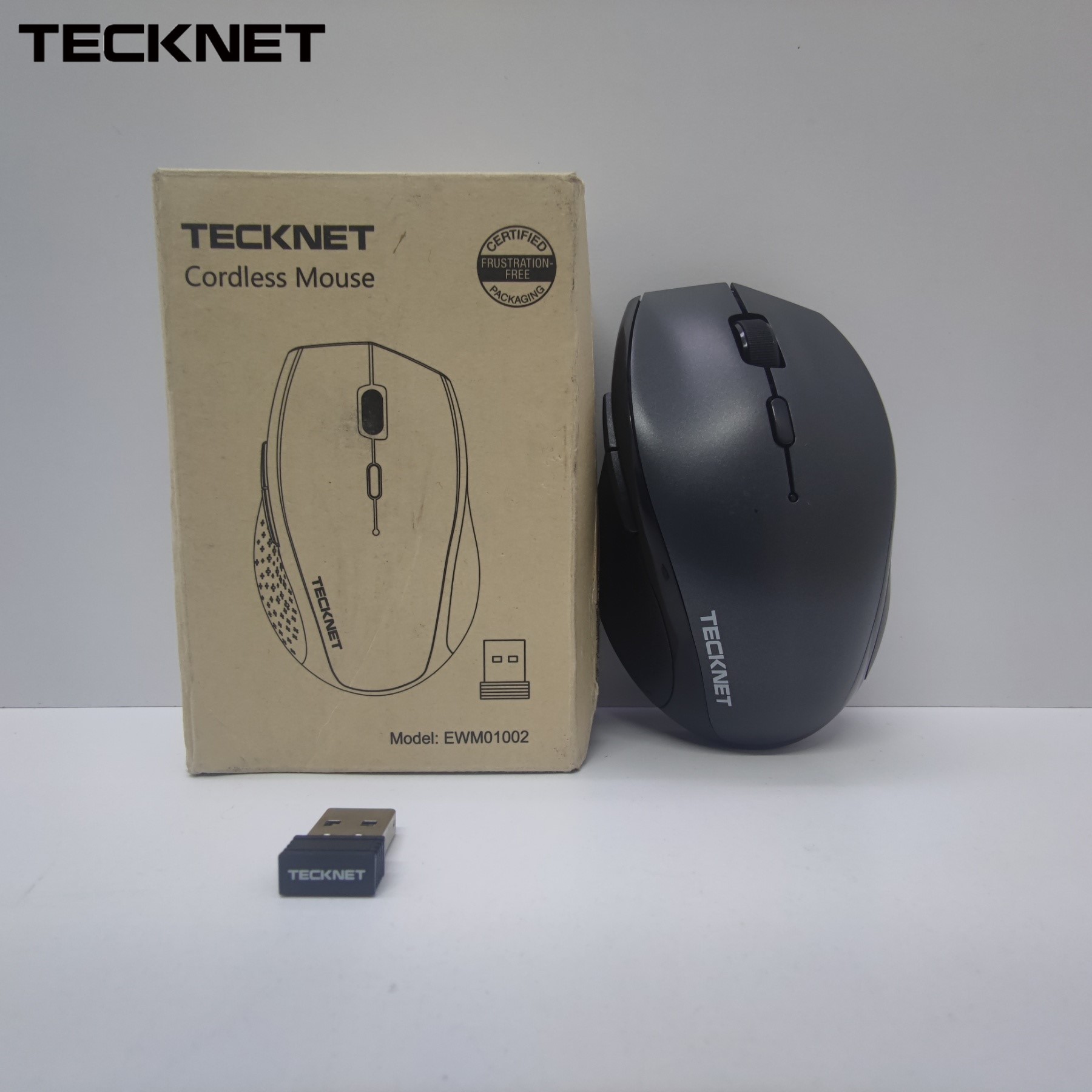 Беспроводная Bluetooth Мышь Tecknet EWM01002 Grey (DDT),б/У – фото ...