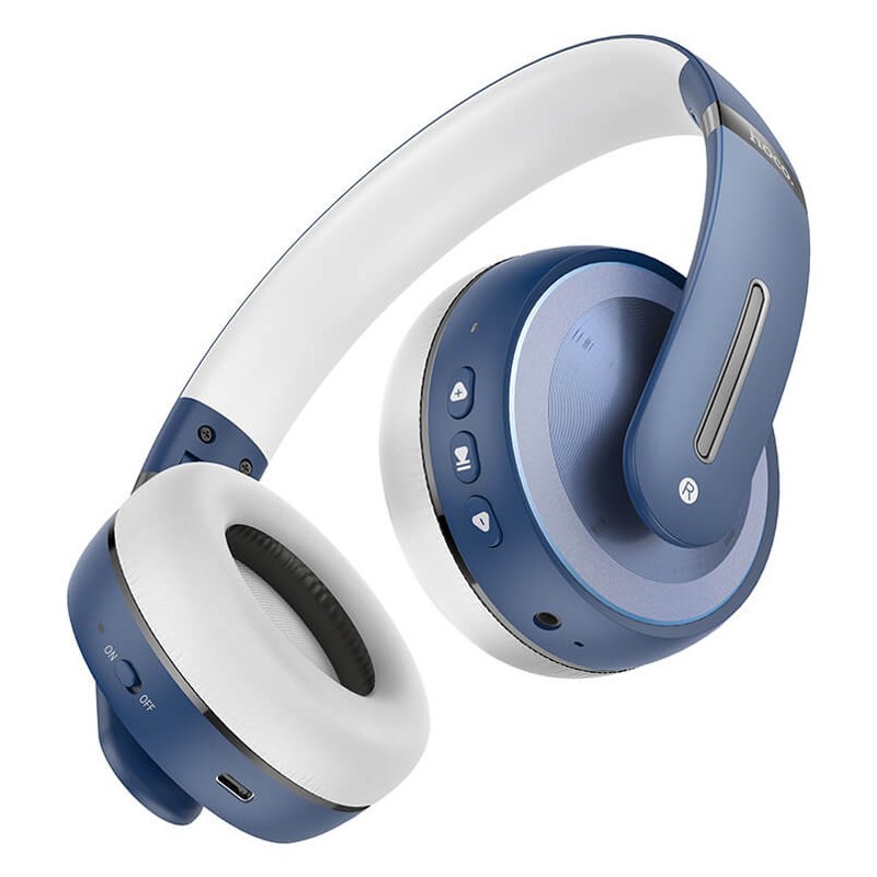 Беспроводные полноразмерные Bluetooth наушники Hoco W34 Синие купить в ...