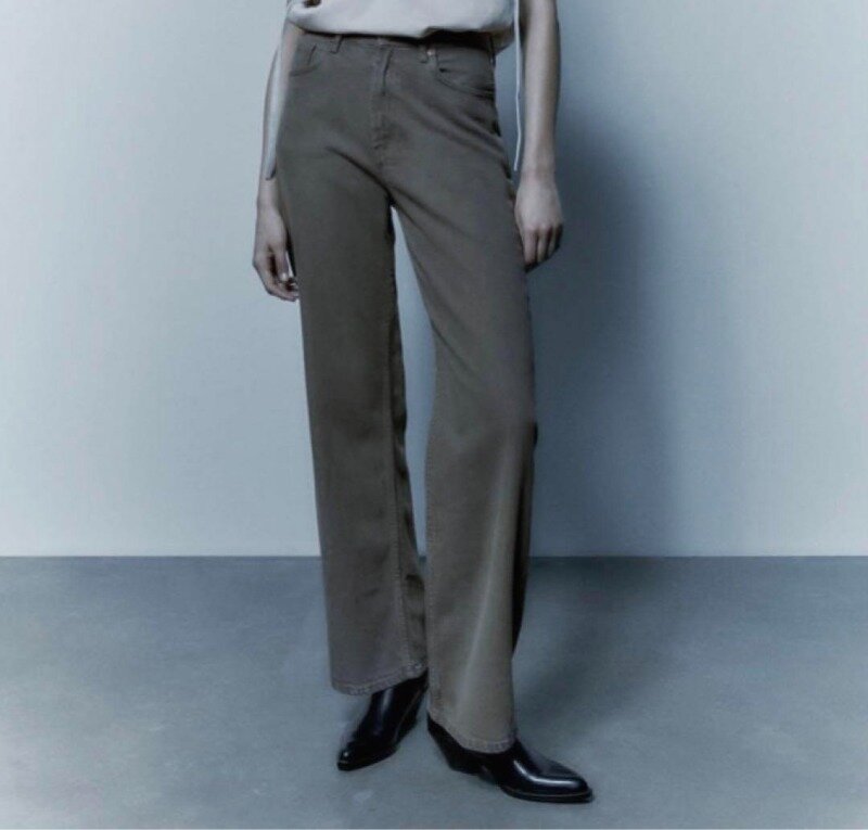 Джинсы Zara 6045/225/505 36 Серые – низкие цены, кредит, оплата частями ...