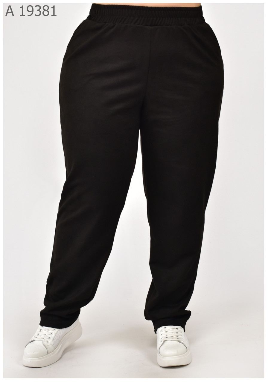 Женские штаны больших размеров UF-Fashion MA - 19381 64 черный от ...