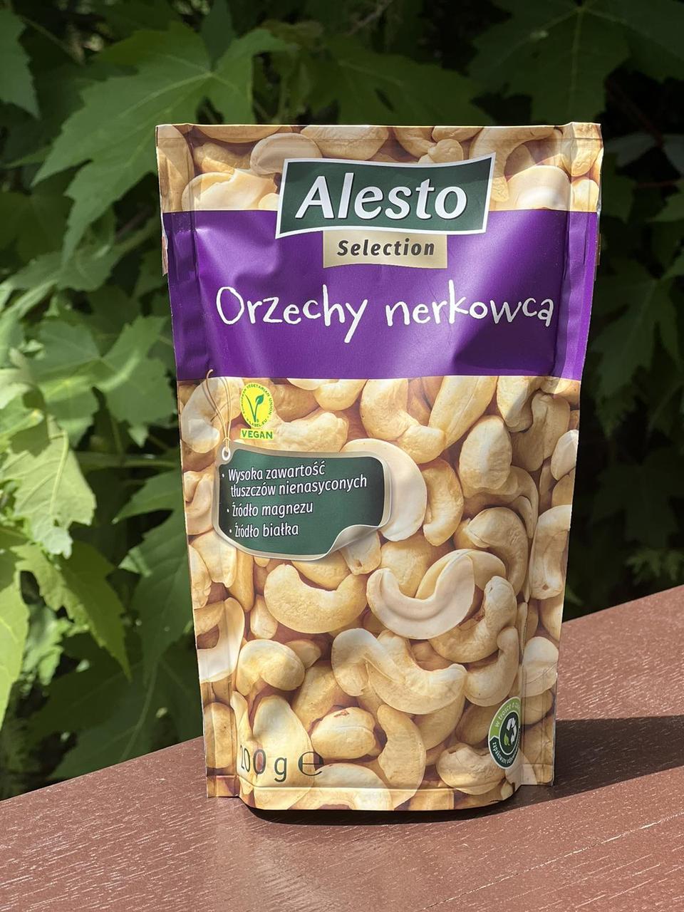Горіхи кеш'ю Alesto Orzechy nerkowca смажені несолоні 200 г – низкие цены, кредит, оплата ...