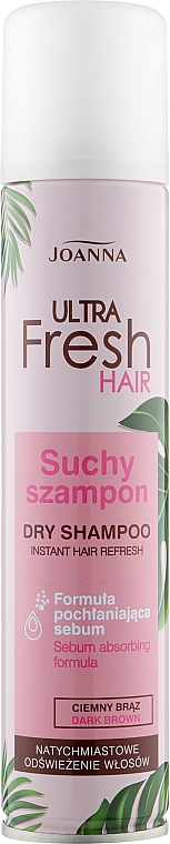 Сухой шампунь для темных волос - Joanna Ultra Fresh Hair Brown Dry ...