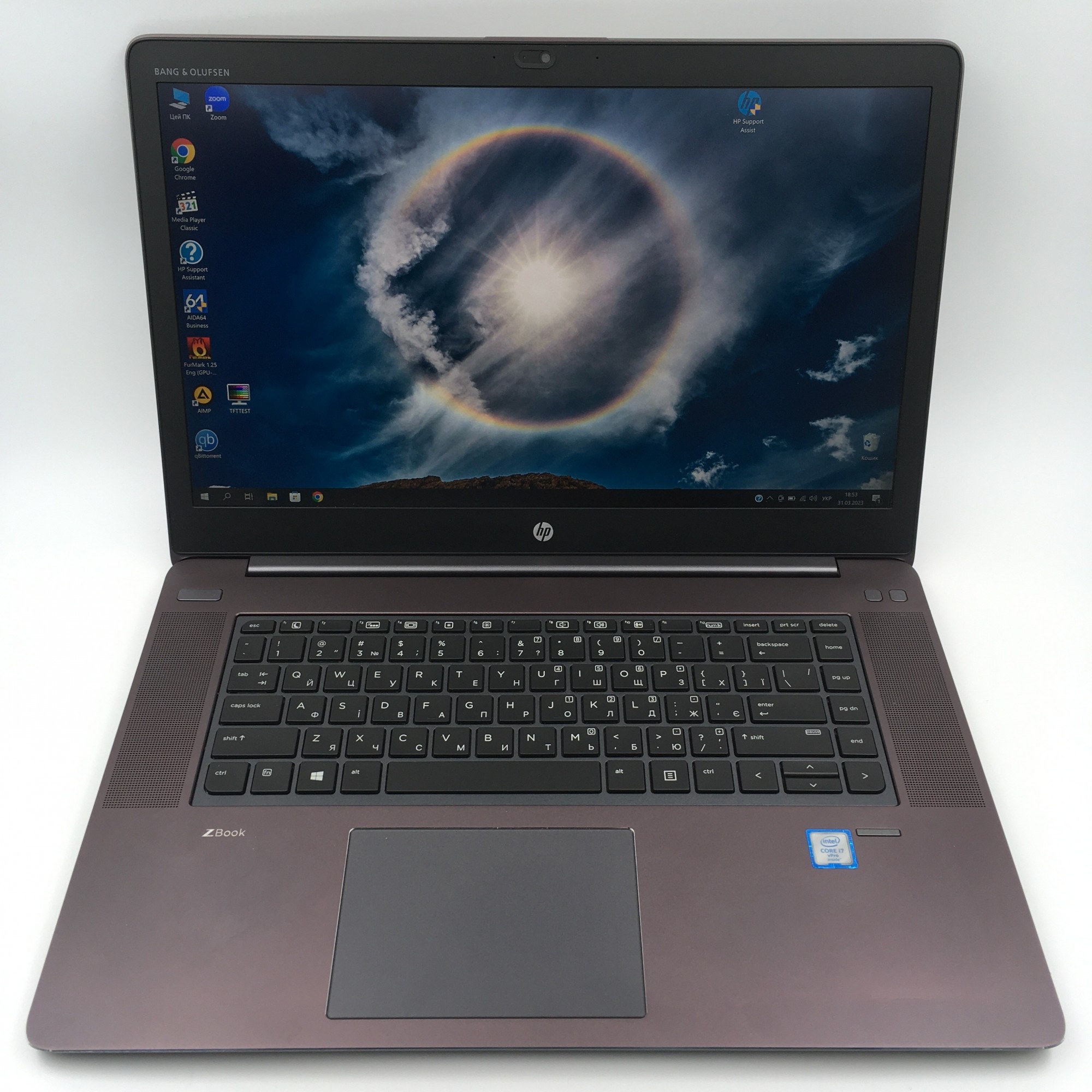 Ноутбук HP ZBook G3 Studio (15.6"4K, IPS/i7-6820HQ/16GB/M1000M 4GB/512 ...