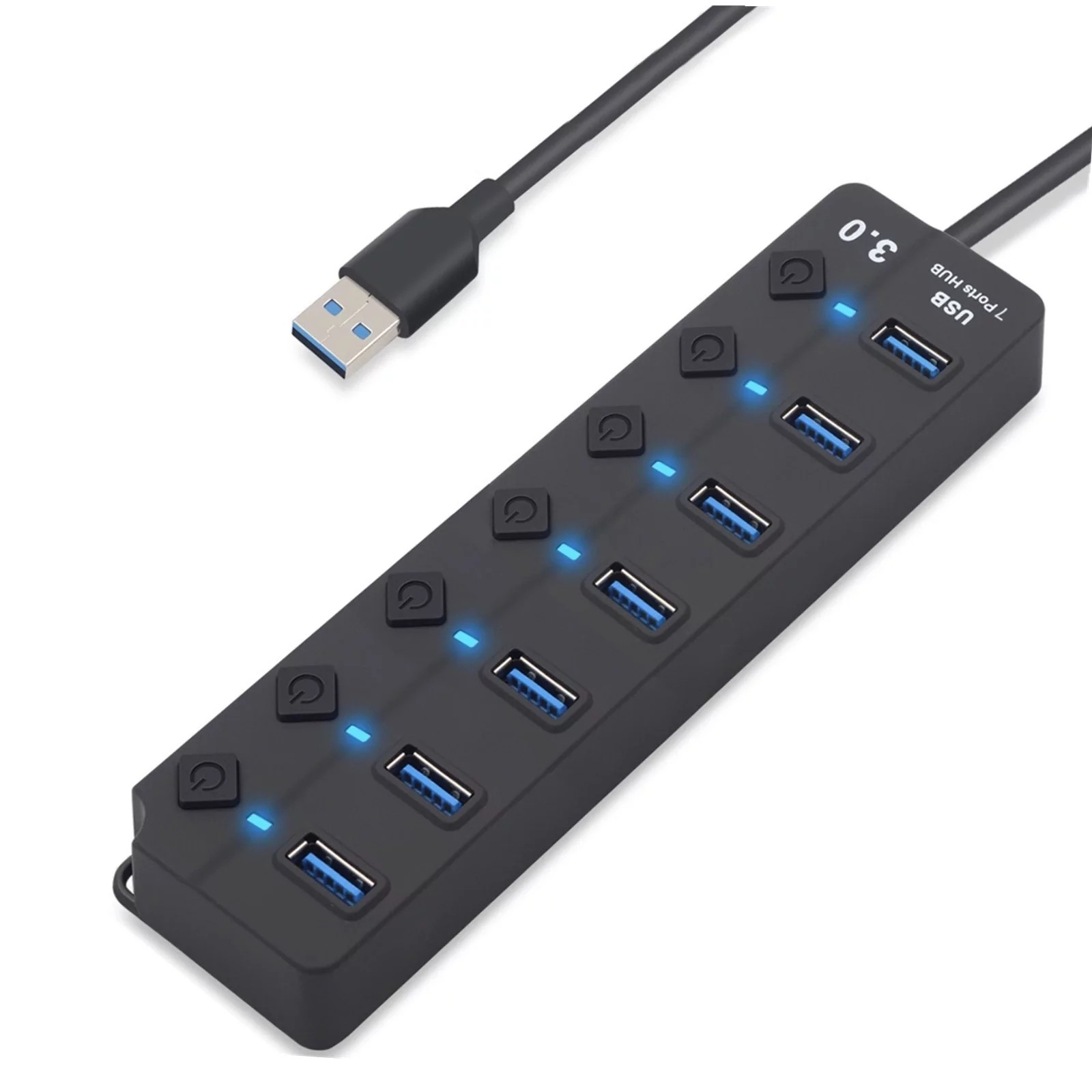 Разветвитель на 7 портов Hub 3.0 USB – низкие цены, кредит, оплата ...