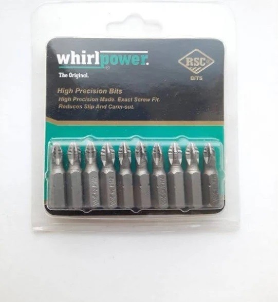 Бита крестовая PH2 1/4" L=25мм 10шт. RSC тип WHIRLPOWER – низькі ціни ...