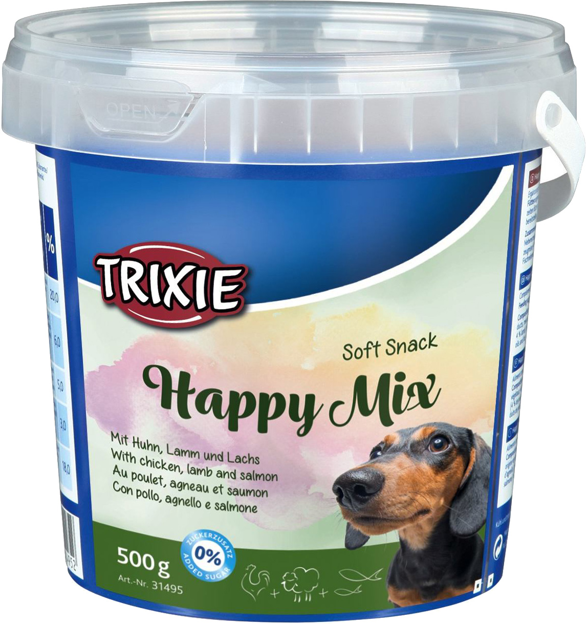Витамины для собак Trixie Happy Mix Ведро пластик 500 г (4011905314952 ...