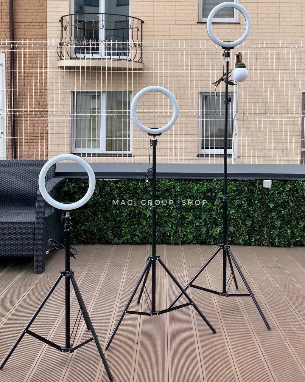 Кольцевая лампа Лампа для визажиста LED лампа с держателем для телефона ...