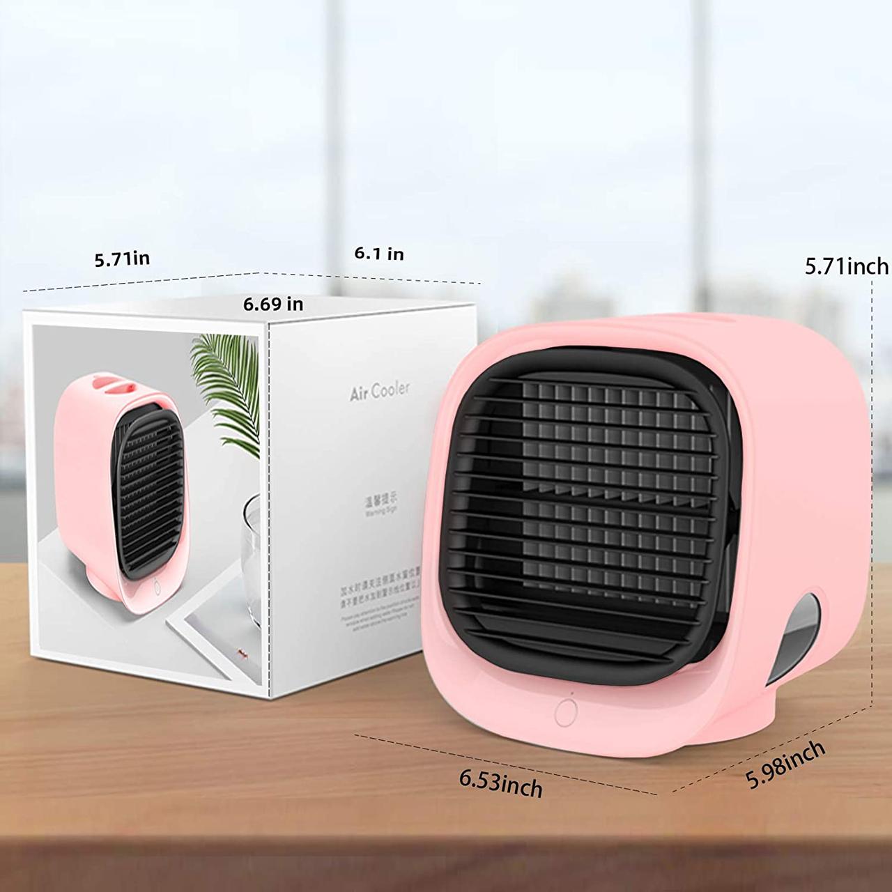 Портативный кондиционер CVILUX USB мини вентилятор M201 (розовый ...