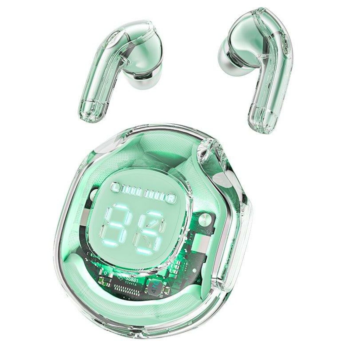 Наушники беспроводные ACEFAST T8 Crystal color (2) bluetooth 5.3, 500 ...