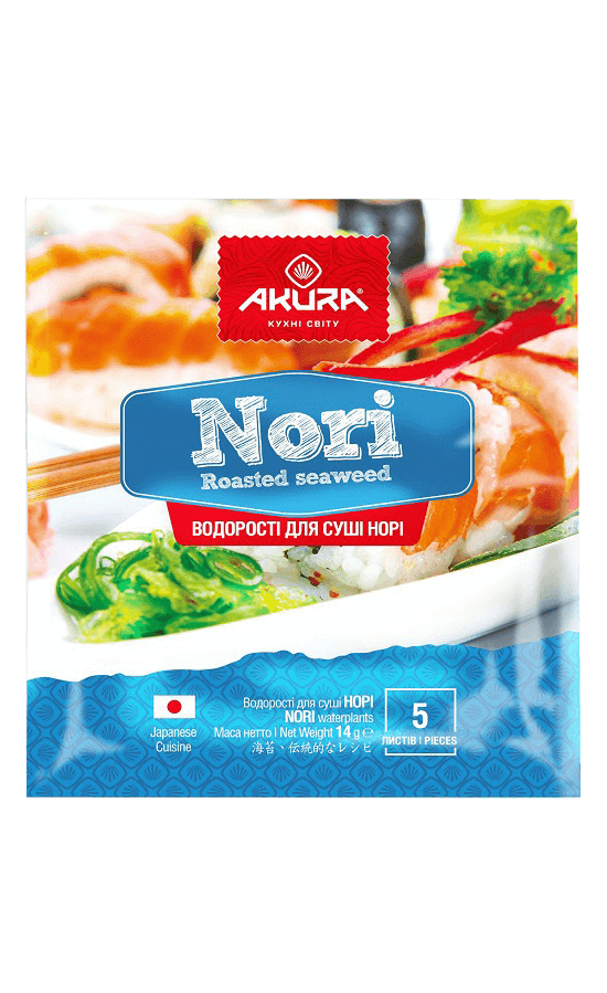 Водоросли Нори для приготовления суши, 5 шт, Akura – низкие цены ...
