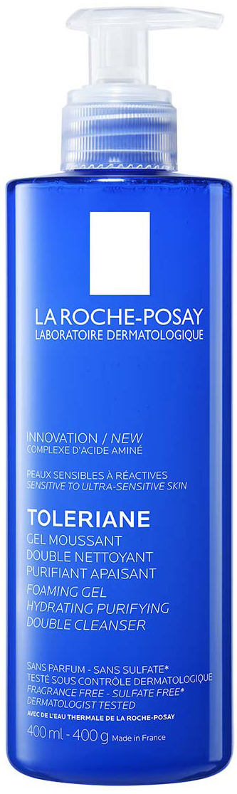 Очищающий гель-мусс La Roche-Posay Толеран двойного действия 400 мл ...