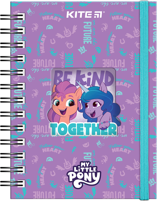 Блокнот на спіралі Kite My Little Pony подвійна обкладинка А6 80 ...