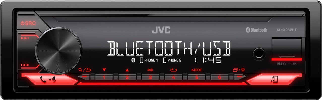 Автомагнітола JVC KD-X282BT – фото, відгуки, характеристики в інтернет-магазині ROZETKA | Купити ...
