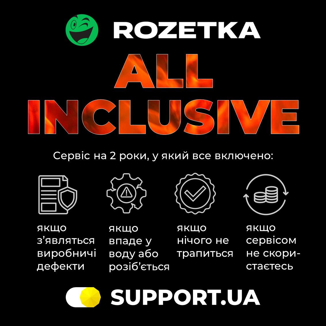 Сервіс «Rozetka All-inclusive» для мобільних телефонів (45001-50000) – фото, відгуки ...