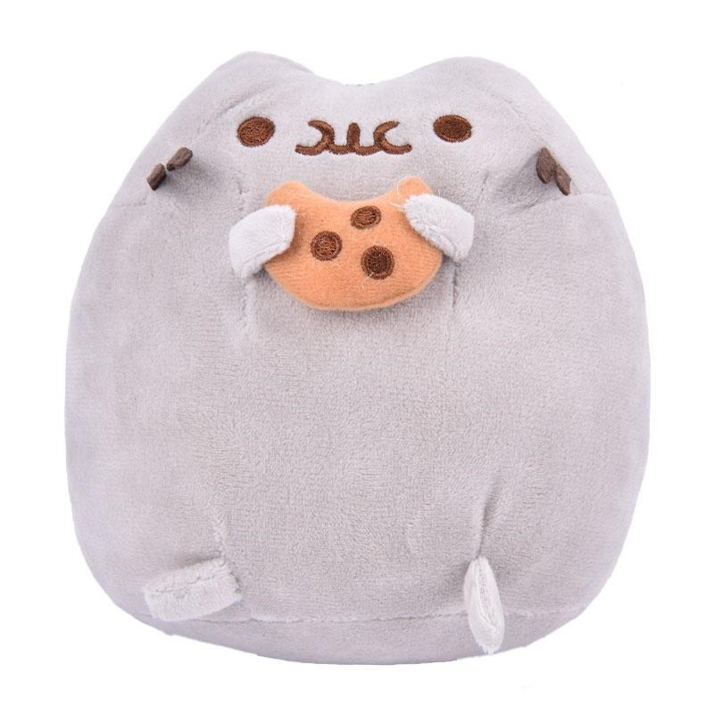 Плюшевая мягкая игрушка Кот Пушин с печеньем 15х18см Pusheen Cat – фото ...