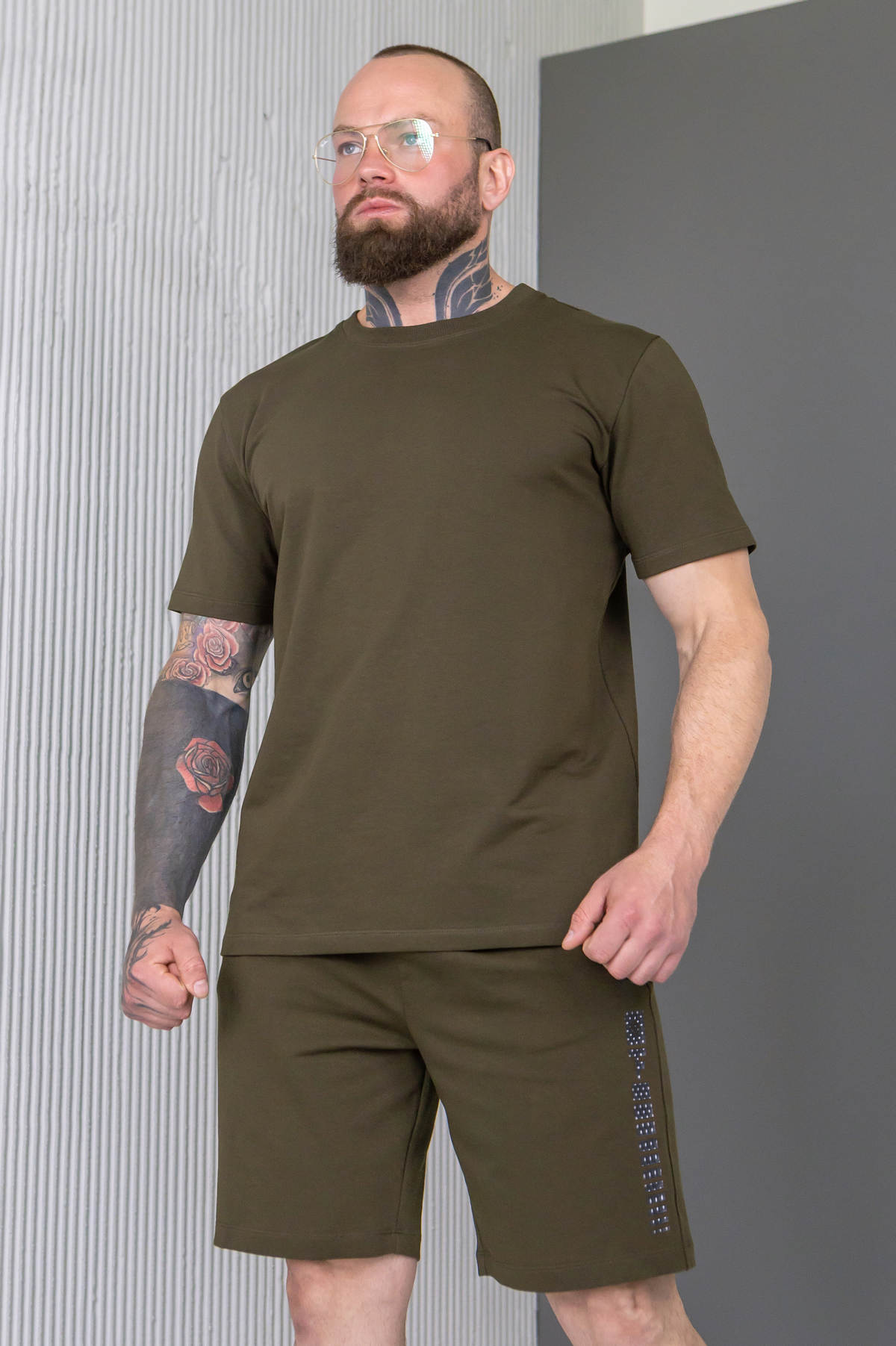 Мужской костюм футболка и шорты TOTALFIT COMBO1-LD36 M от продавца ...