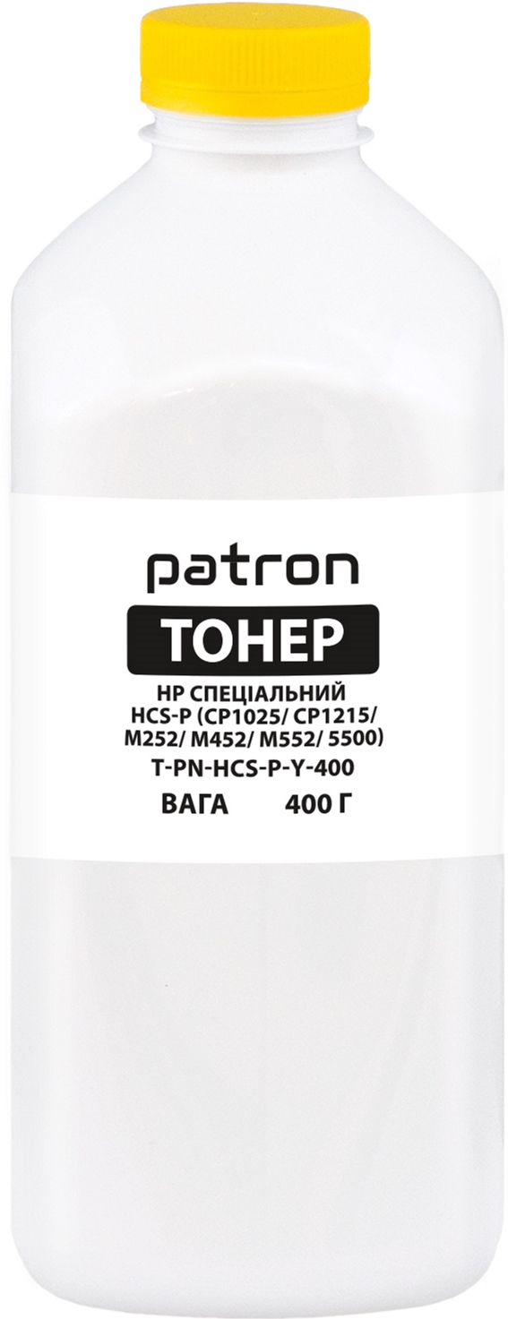 Тонер Patron HP специальный HCS-P 400 г Yellow (PN-HCS-P-Y-400) – фото ...