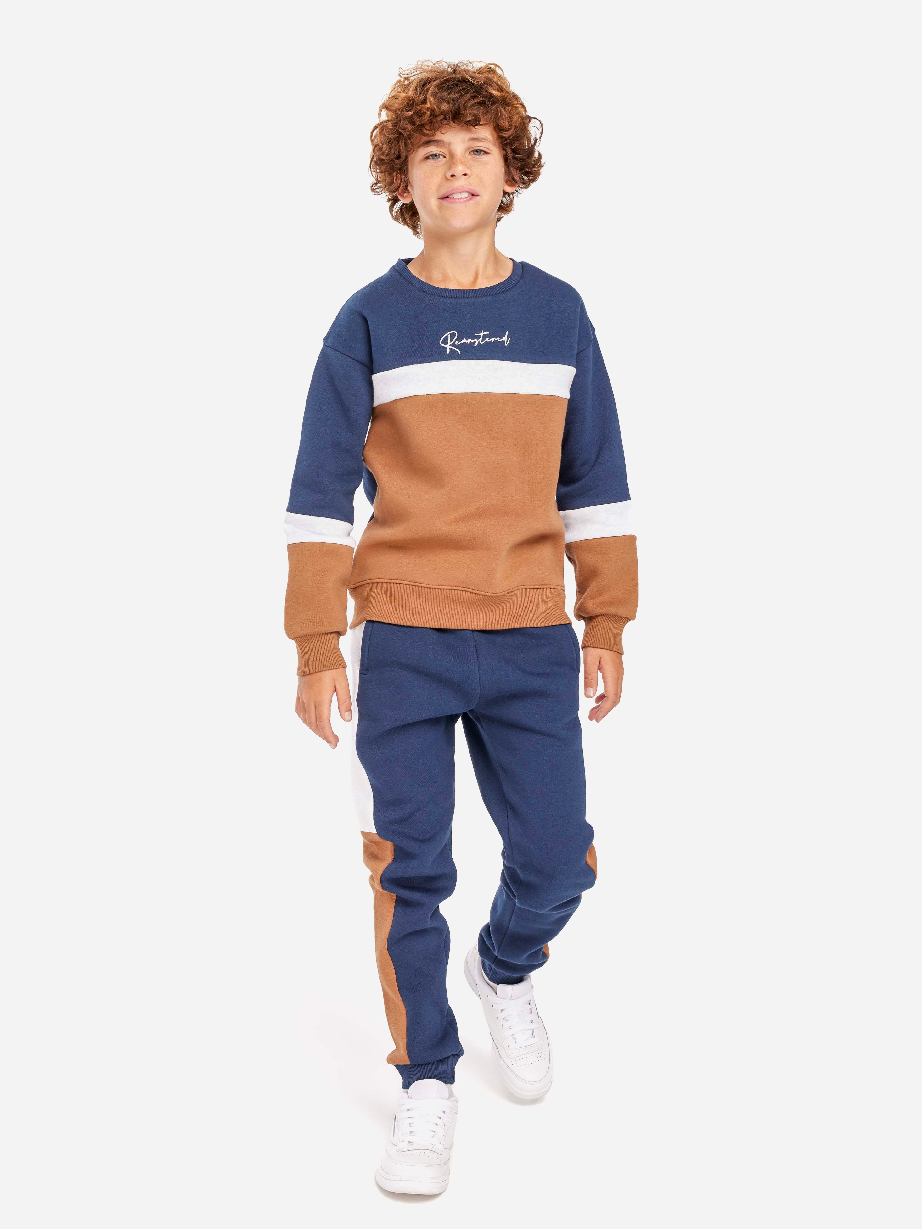 Дитячий теплий спортивний костюм (світшот + штани) для хлопчика Minoti ...