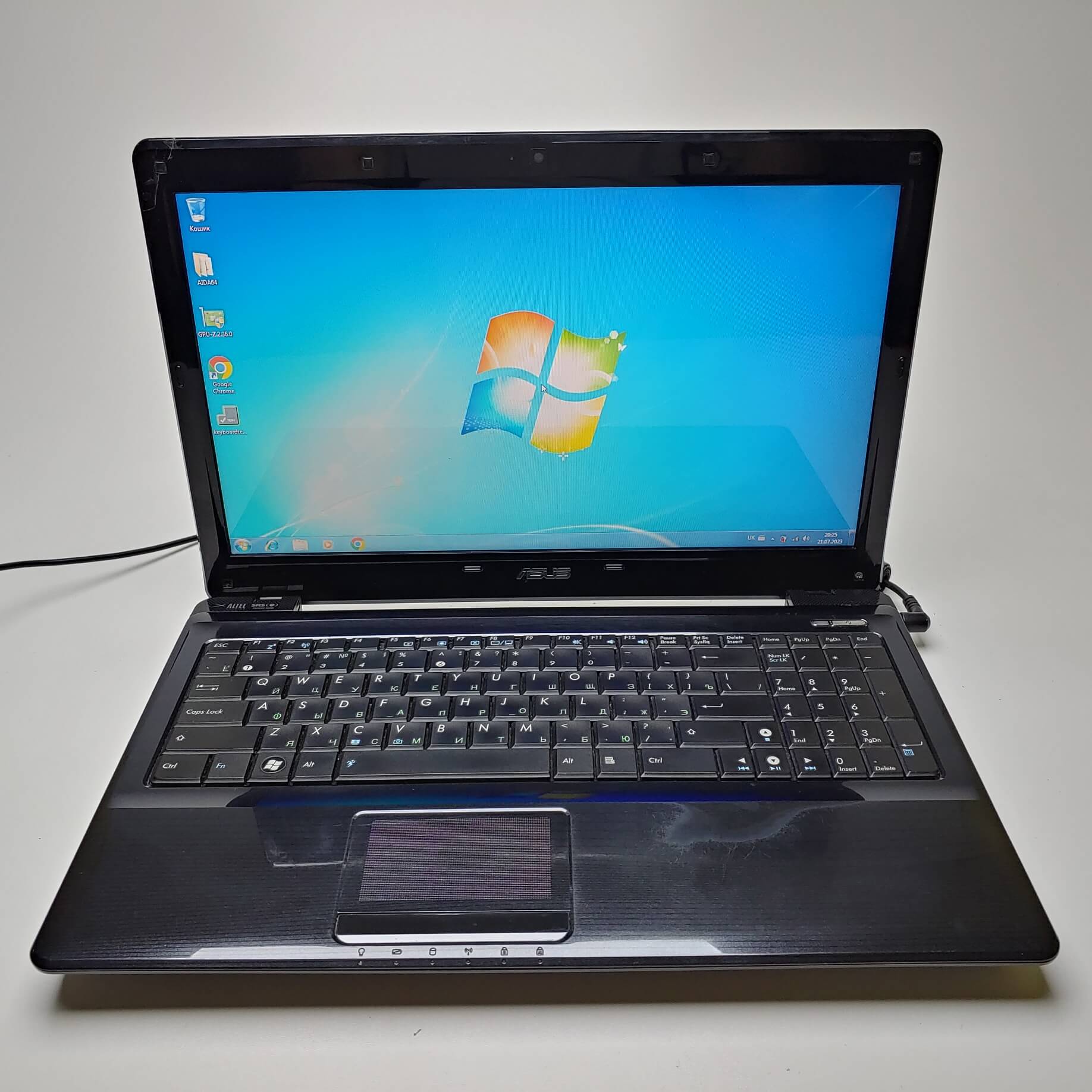 Ноутбук Asus A52JK (i3-350M/RAM 4GB DDR3/SSD 240GB) Б/В (6771) – фото ...