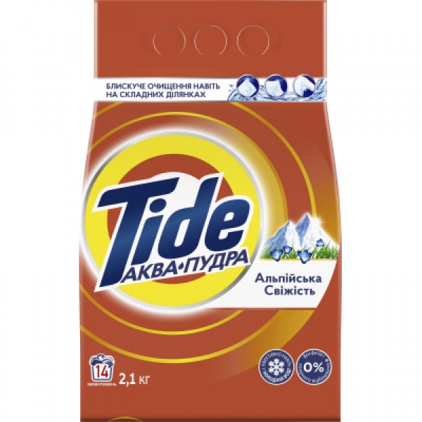 Пральний порошок Tide Аква-Пудра Альпійська свіжість 2.1 кг ...