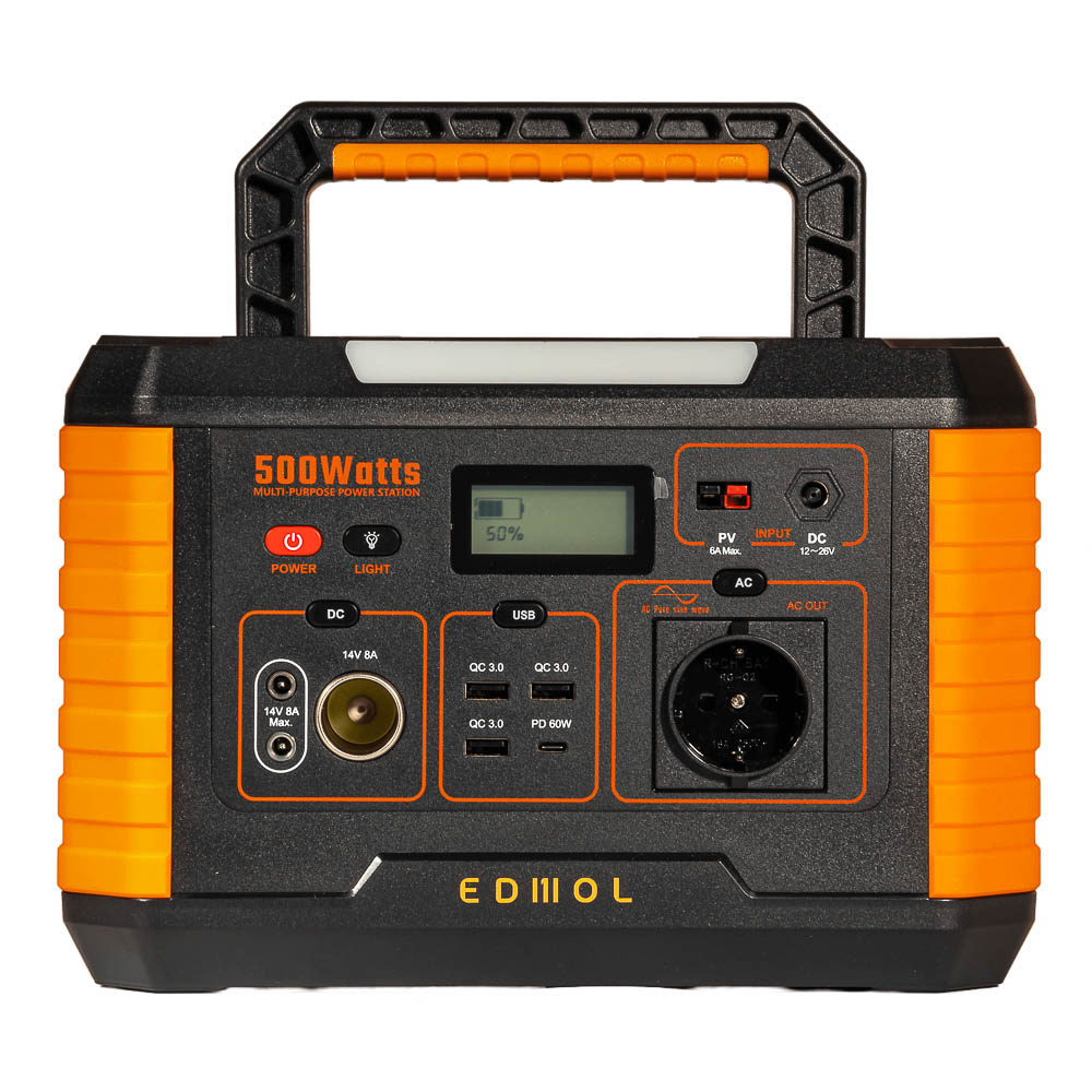 Станція резервного живлення EDMOL OSP-500 - ємністю 519 Вт*г ...