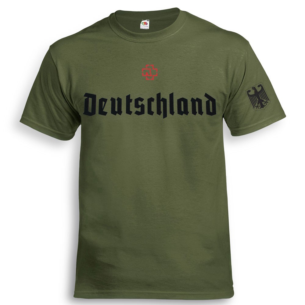 Футболка Talisman RAMMSTEIN Deutschland Оливковый L (GIL248) от ...