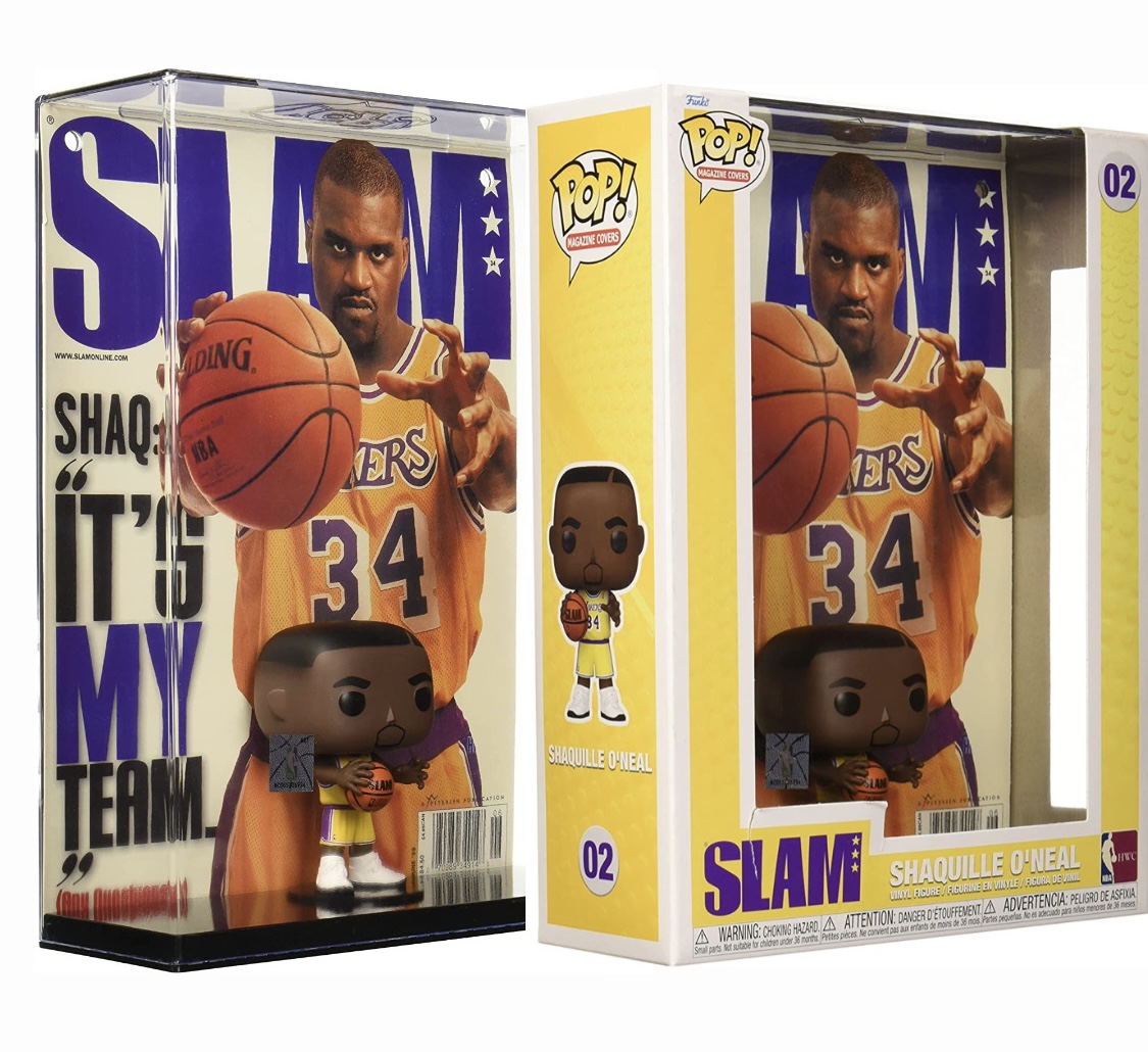 Фигурка Фанко НБА Шакил Онил №02 NBA Cover SLAM Shaquille O Neal Funko ...