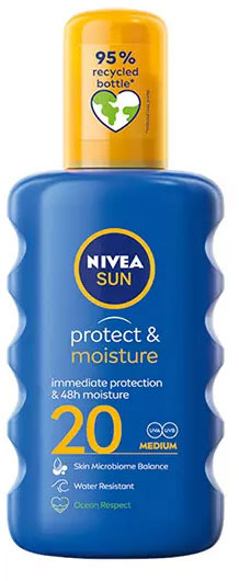 Лосьон для загара Nivea Sun Protect And Moisture SPF20 200 мл ...