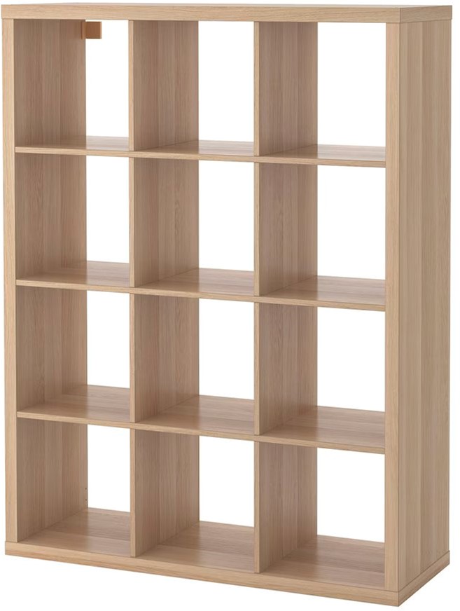 Стеллаж IKEA KALLAX 112 x 147 см Дуб мореный белый (40409935) – фото ...