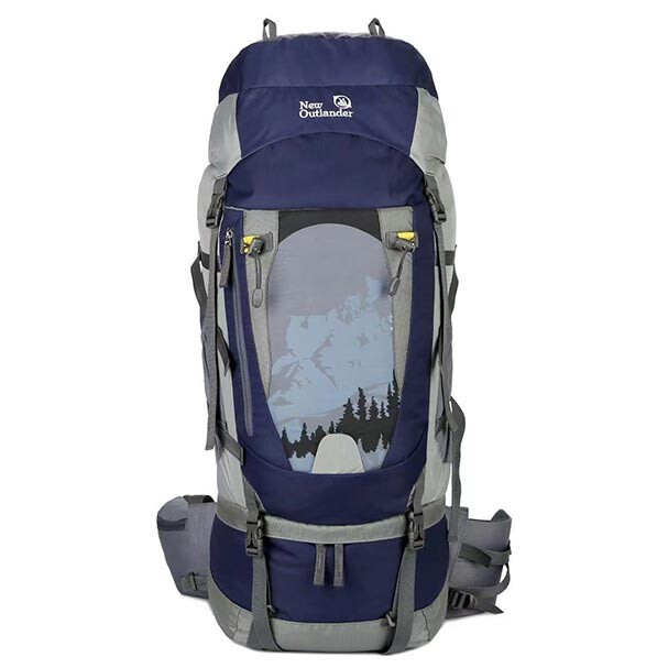 Рюкзак синий New Outlander 80л, нейлон NO-2019B – фото, отзывы ...